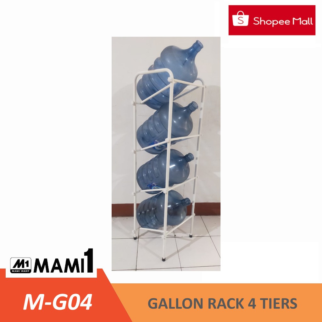 Jual MAMI1 M-G04 Rak Galon 4 Tingkat | Shopee Indonesia