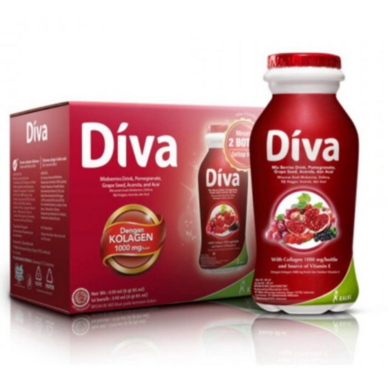 Jual DIVA BEAUTY DRINK COLLAGEN isi 6 x 85ml= Pack | Shopee Indonesia