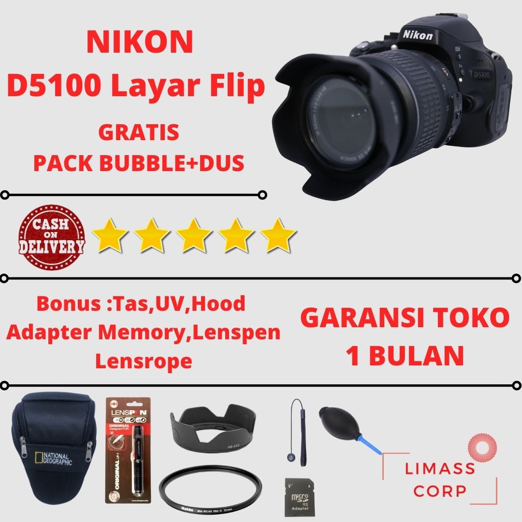 Kelebihan Dslr Nikon D5100 - sloppyploaty