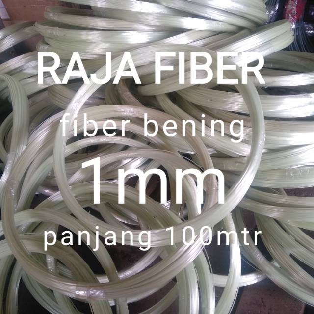 Jual Jeruji fiber bening 1mm panjang 100mtr(potongan 5mtr) | Shopee ...