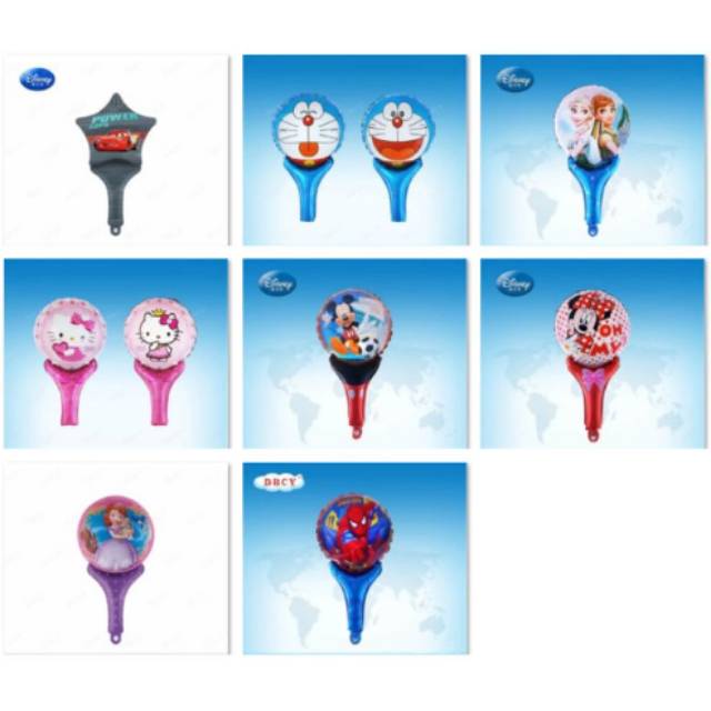 Jual Balon tennis karakter/ balon raket/ balon tongkat | Shopee Indonesia