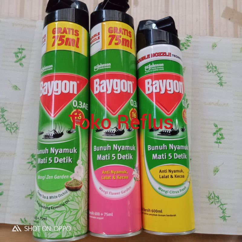 Jual Baygon Aerosol 600 Ml | Shopee Indonesia