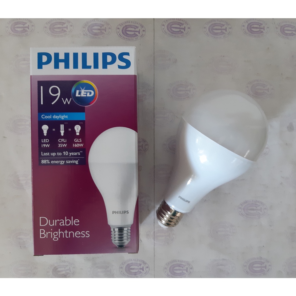 Jual Lampu PHILIPS LED Bulb 19 Watt | Shopee Indonesia
