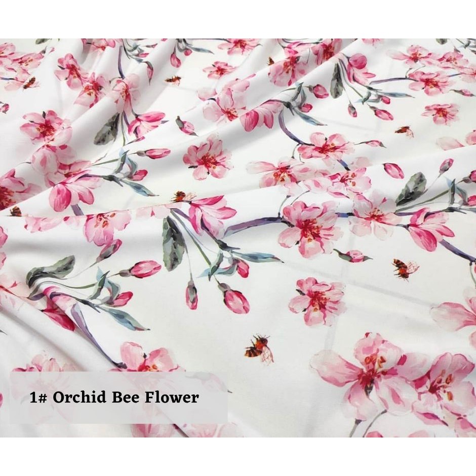Jual kain motif bunga sakura Harga Terbaik & Termurah September 2022 ...