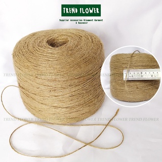 Jual TALI JERAMI TEBAL 2MM TALI GONI TALI RAMI DEKORASI RUSTIC RUSTIK ...