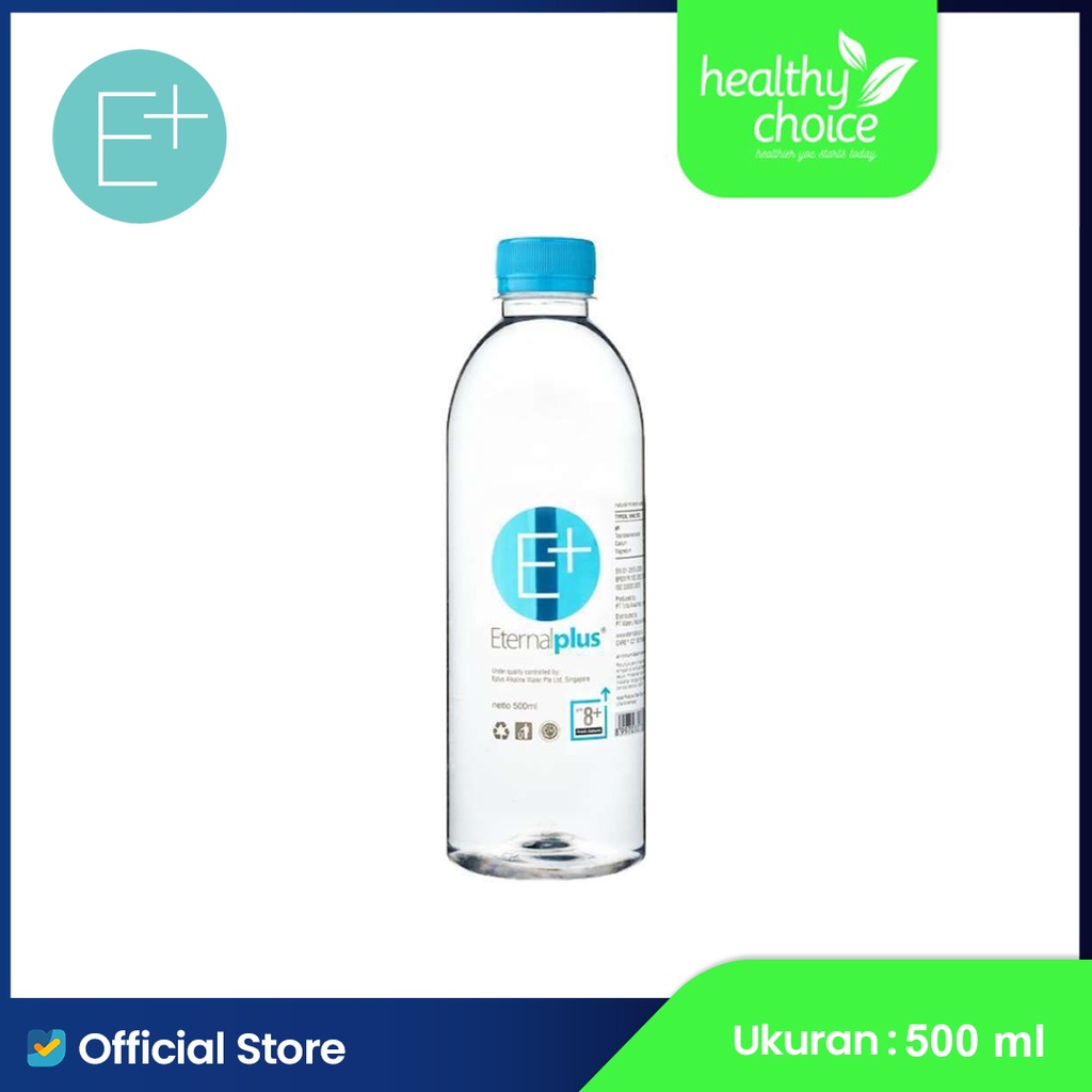 Jual Air Mineral Eternal Plus E+ Water 500 ml | Shopee Indonesia
