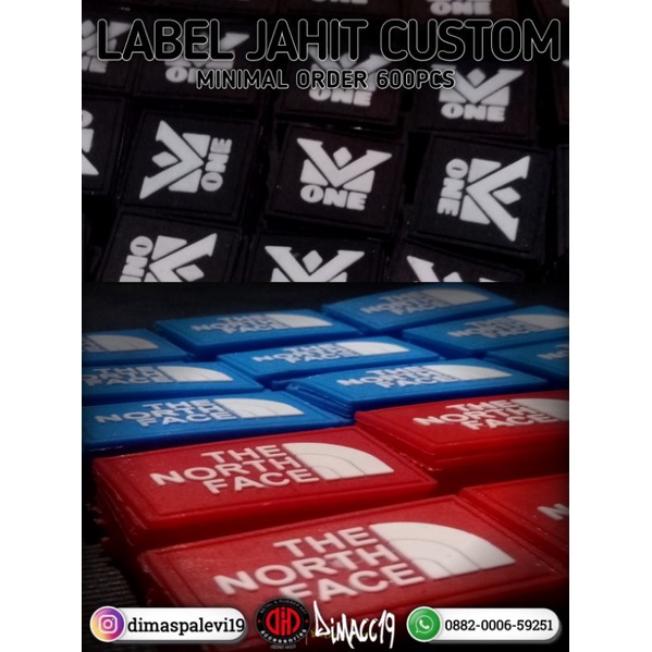 Jual LABEL TAS/LABEL BAJU - BAHAN KARET - CUSTOM/DESIGN SENDIRI ...