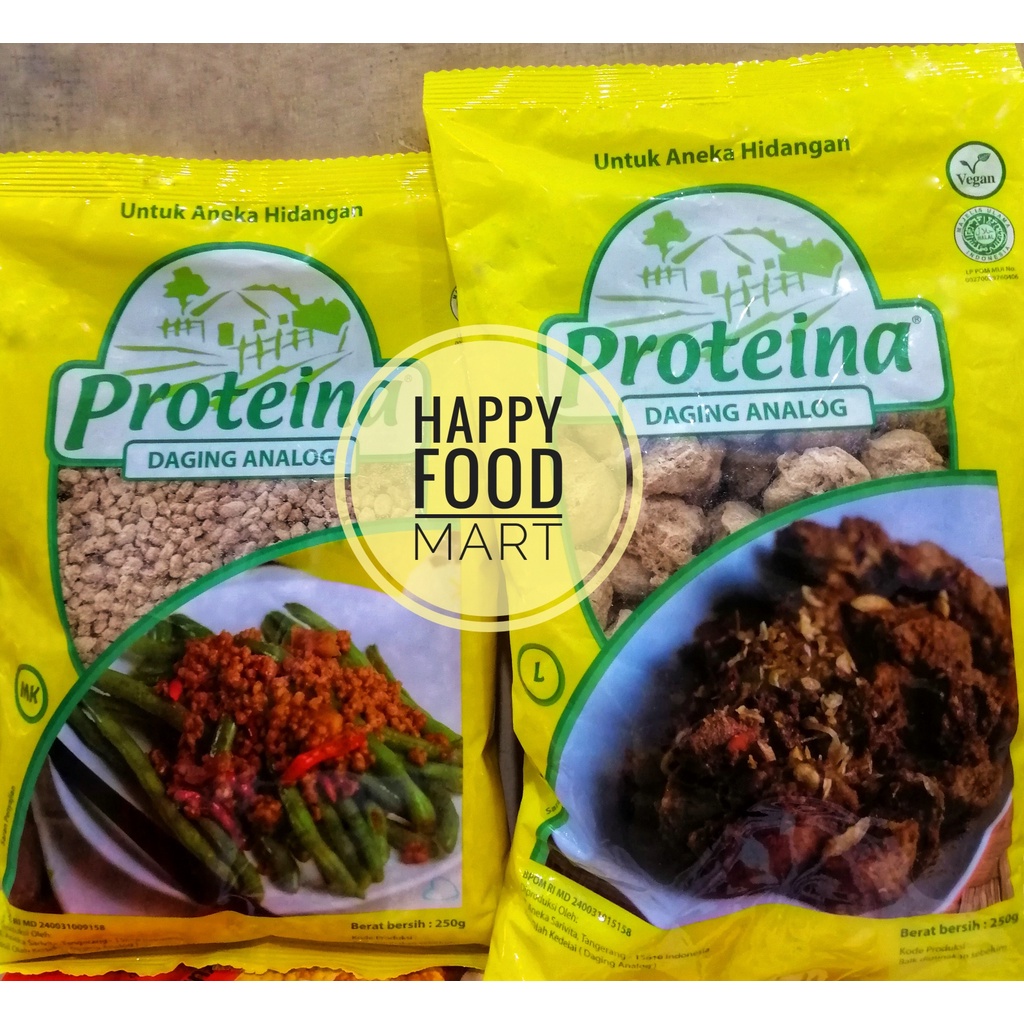 Jual [DISKON] PROTEINA DAGING NABATI HALAL 250G/PROTENA VEGETARIAN ...
