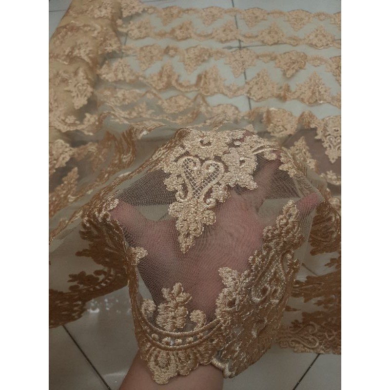 Jual (COD) bahan kain tulle renda 10 baris & 8 baris | Shopee Indonesia