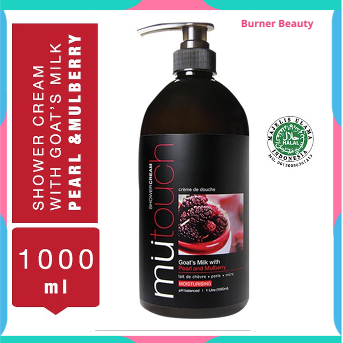 Jual MU TOUCH SHOWER CREAM PUMP 1000ML / MU TOUCH SABUN CAIR / body ...