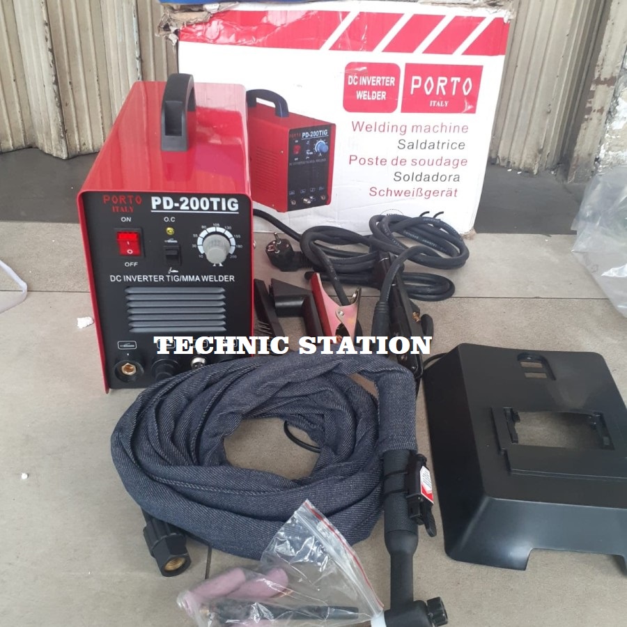 Jual PORTO TIG 200 PD200 TIG Inverter Las Stainless Besi PORTO Italy | Shopee Indonesia