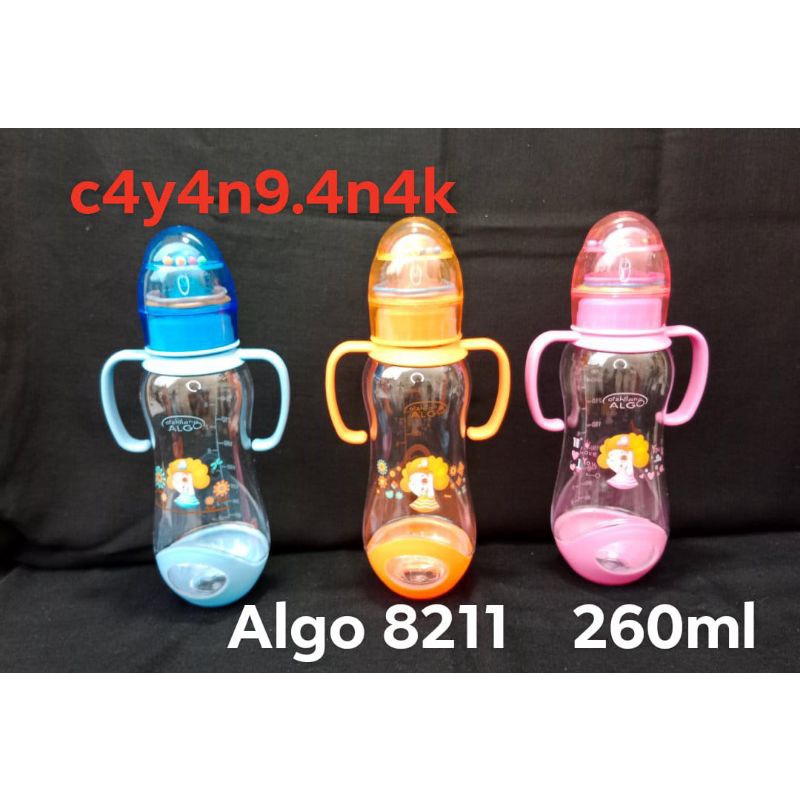 Jual Botol Susu Algo 260ml Grip + Toy ( 8211 ) | Shopee Indonesia