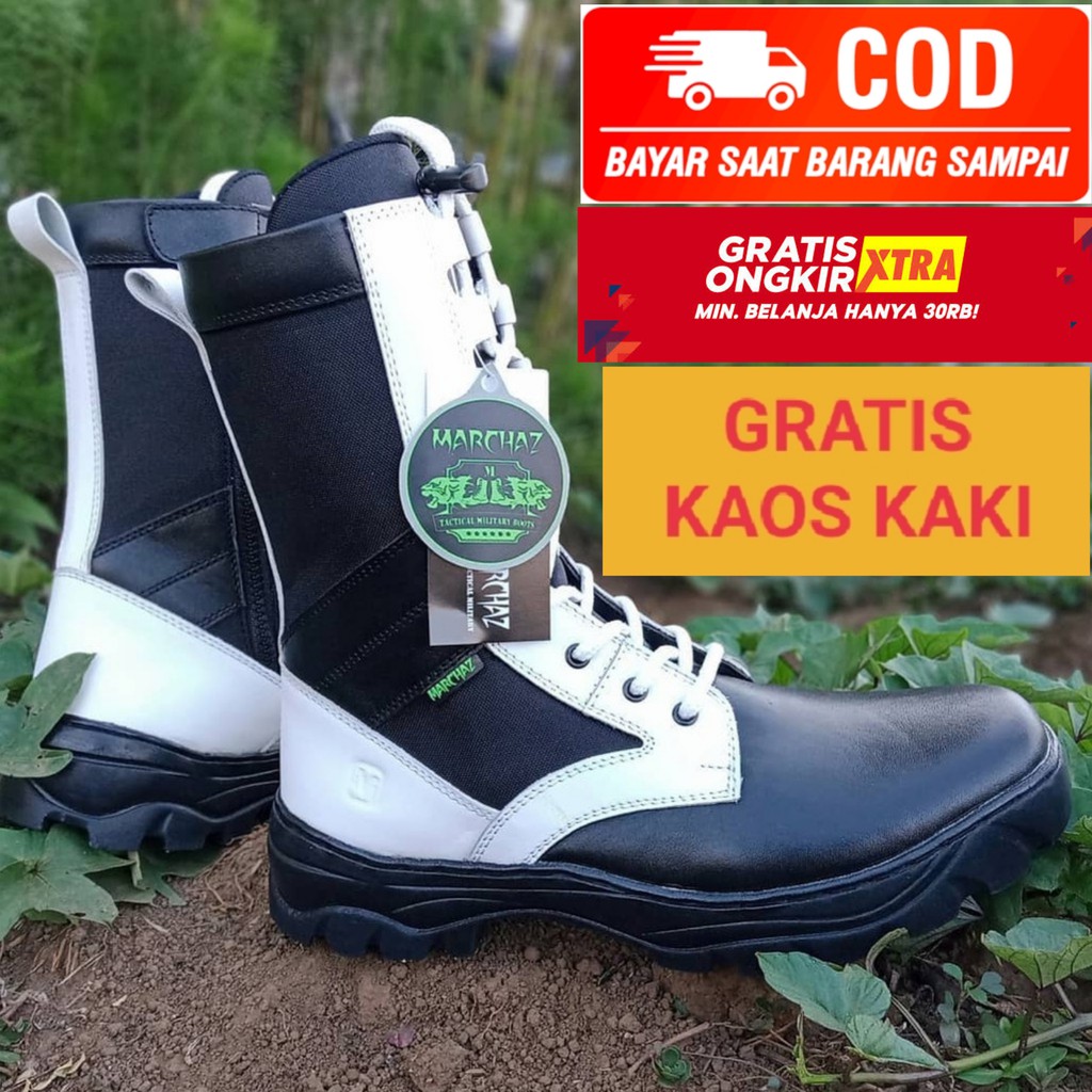 Jual SEPATU PDL PROVOS POLRI TNI MARCHAZ KULIT SAPI ASLI SEPATU PDL ...