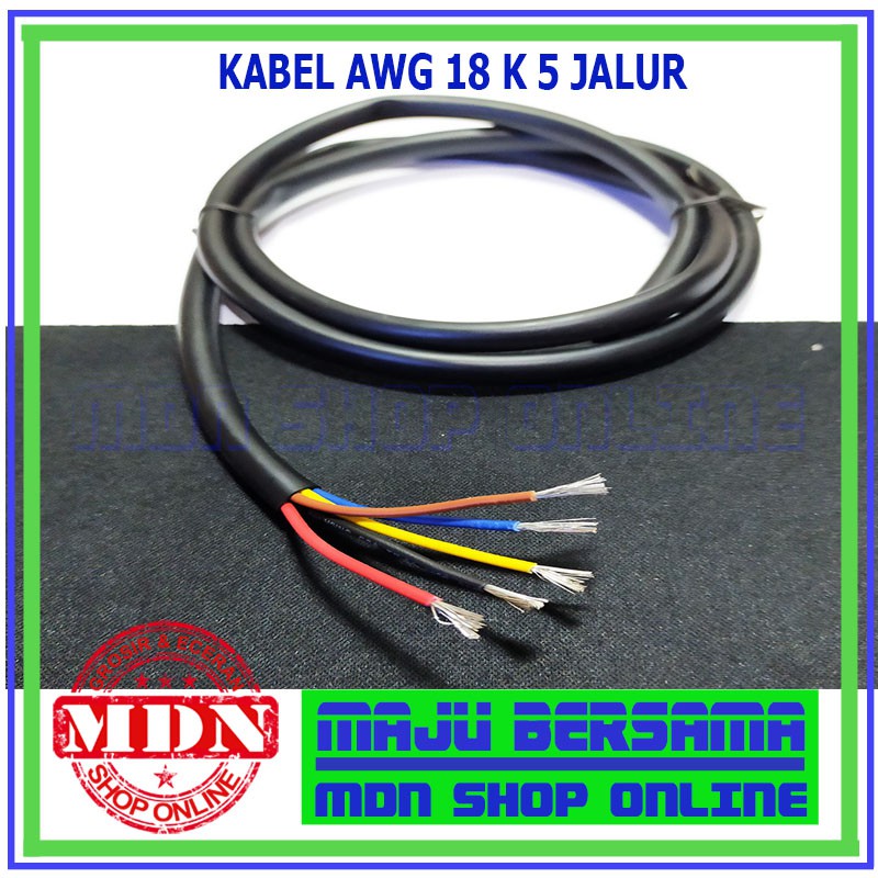 Jual Kabel AWG 18 Kecil 5 Jalur Original | Shopee Indonesia