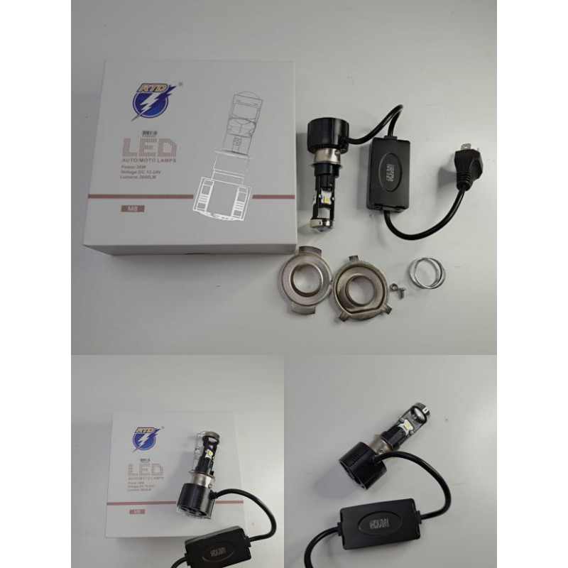 Jual LAMPU UTAMA LED RTD M8 PROJECTOR MINI H6 H4 HS1 PROJIE CUT OFF ...