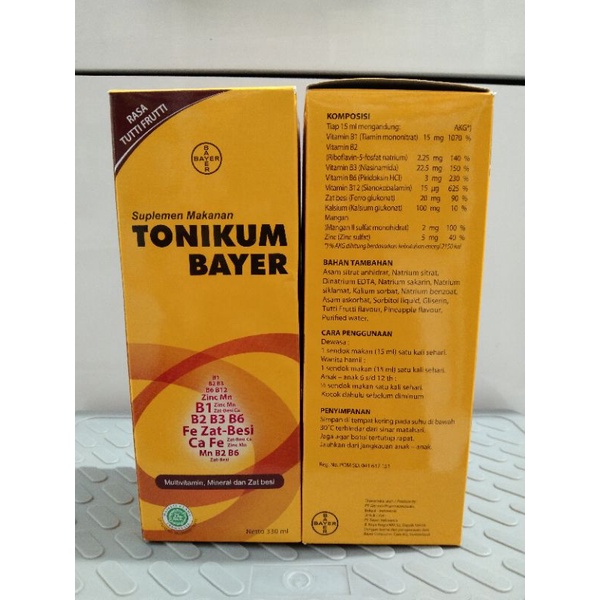 Jual Tonikum Bayer Multivitamin 330ml | Shopee Indonesia