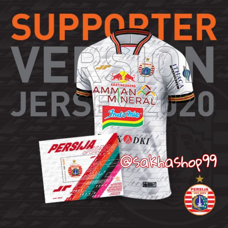 Jual JERSEY PERSIJA ORIGINAL 100% SUPPORTER VERSION/JAKMANIA | Shopee ...
