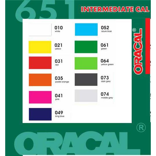 Jual Bahan Sticker Oracal seri 651 Glossy/Doff | Shopee Indonesia