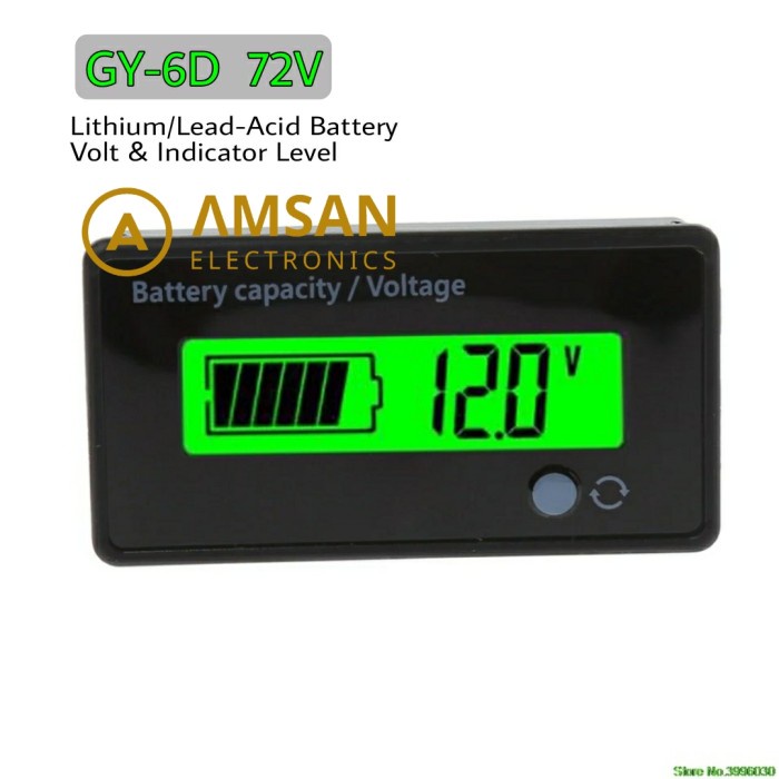 Jual GY-6D Indikator Baterai Level Voltmeter Aki Accu Lead-acid Lithium 72V | Shopee Indonesia