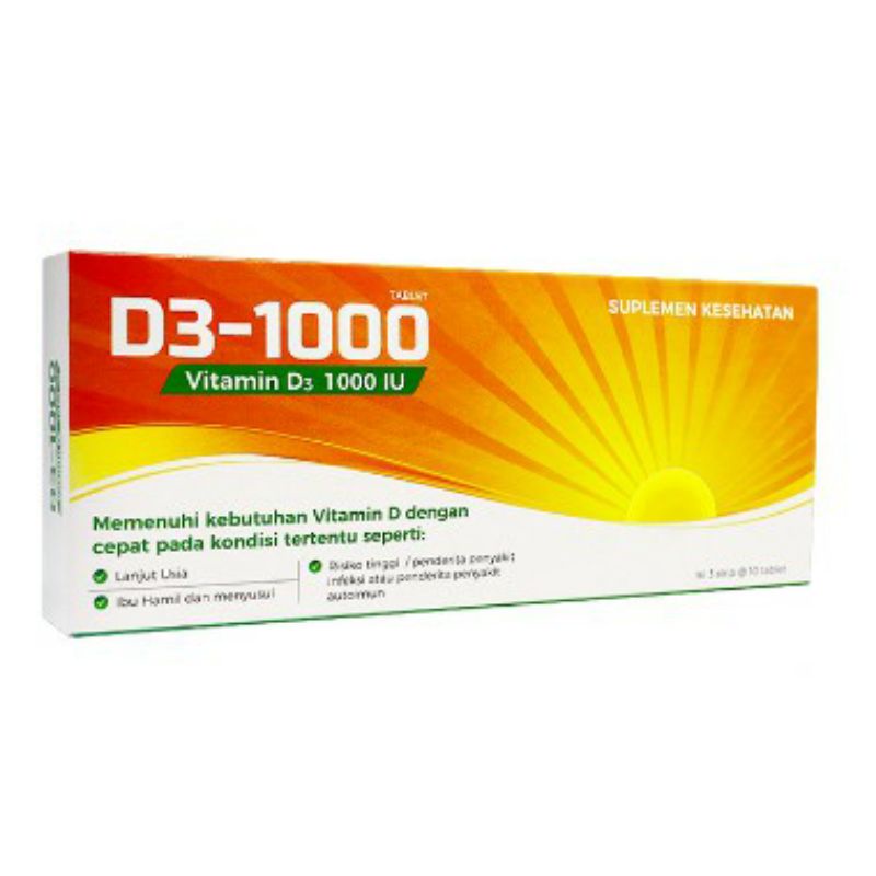 Jual PYFA D3-1000 Suplemen Vitamin D3 1000IU | Shopee Indonesia
