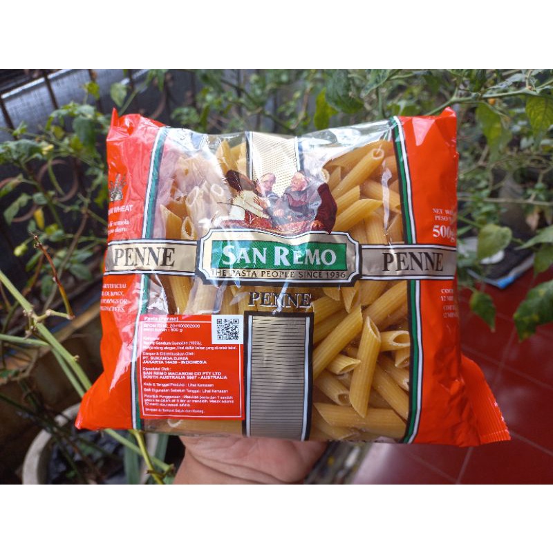 Jual San Remo Pasta Penne Rigani 500gr | Shopee Indonesia