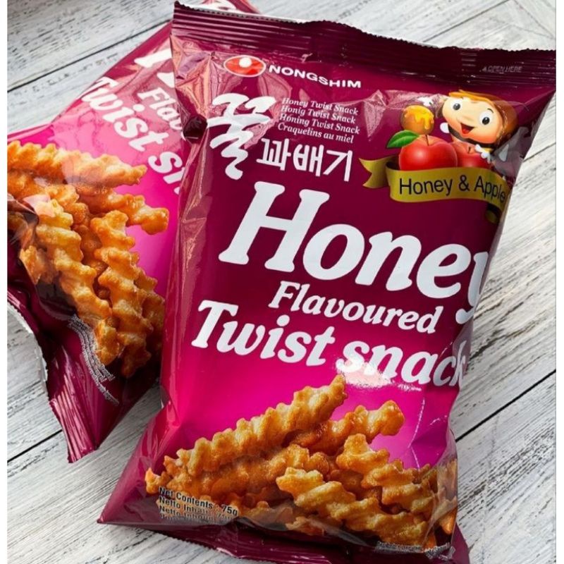 Jual Nongshim Honey Twist Snack -75g | Shopee Indonesia