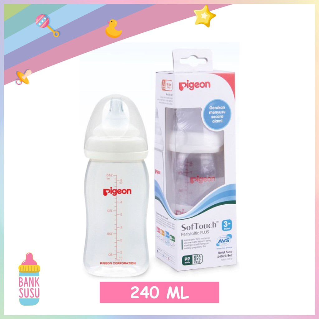 Jual Pigeon Wide Neck / Soft Touch 240ml | Shopee Indonesia