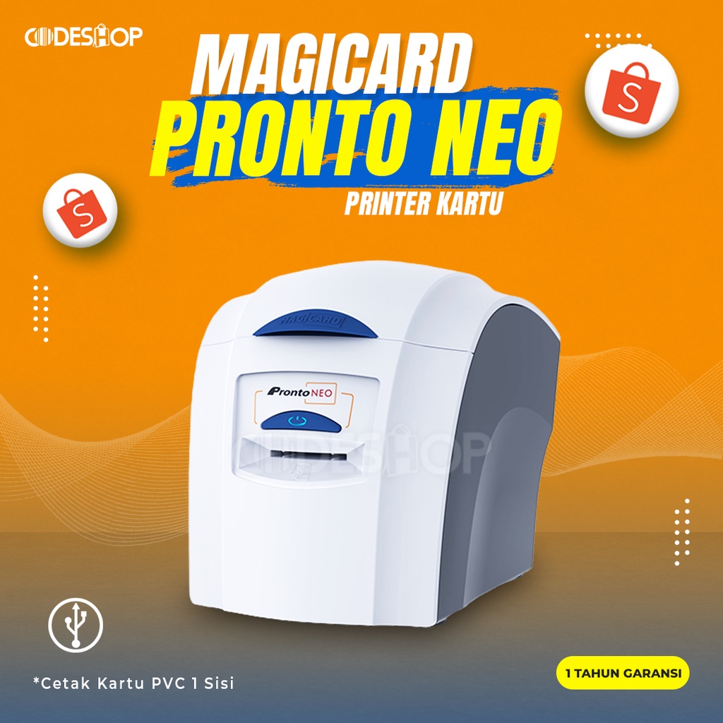 Jual MAGICARD PRONTO NEO PRINTER ID CARD SATU SISI CETAK KARTU ATM ...