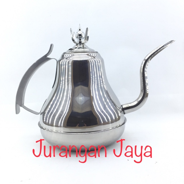 Jual Teko Leher Angsa / Pour Over Cofee 1200ml Mahkota | Shopee Indonesia