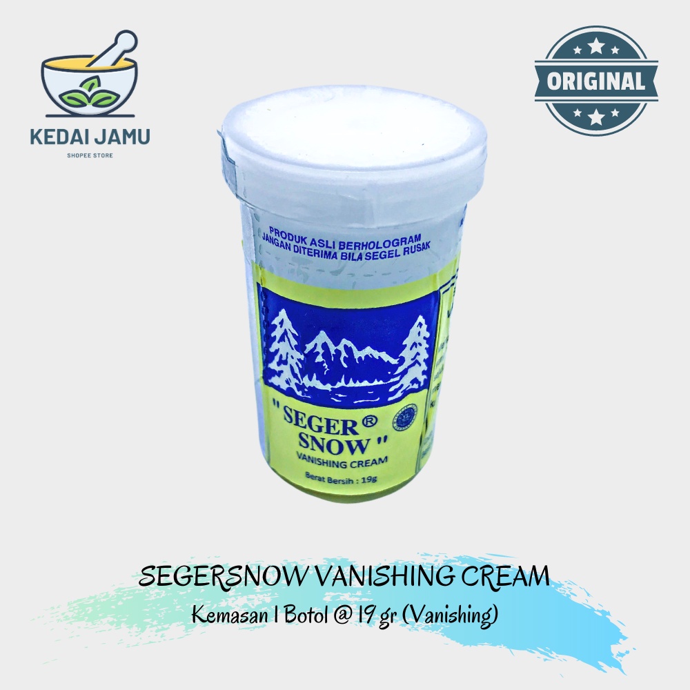 Jual Seger Snow Vanishing Cream Kecil 19gr (KUNING KECIL) Indonesia ...
