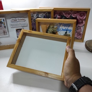 Jual PIGORA 3D kayu jati belanda / pigora rustic / pigora akrilik ...