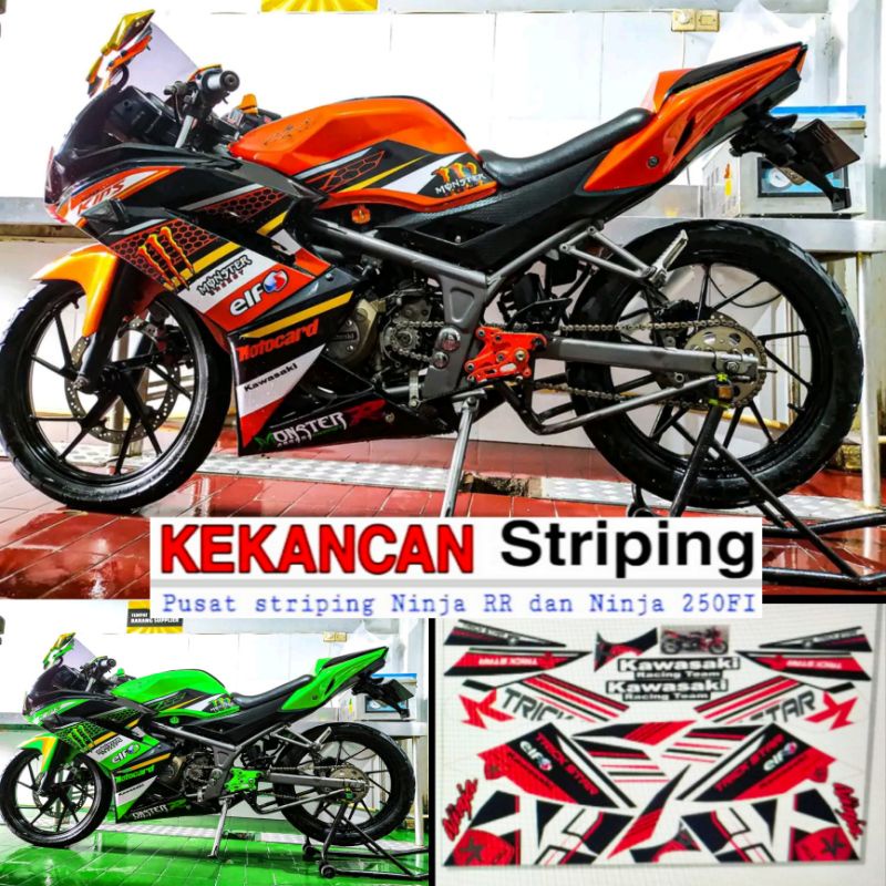 Jual Striping NINJA RR NEW LIVERY KRT (COD) Indonesia|Shopee Indonesia