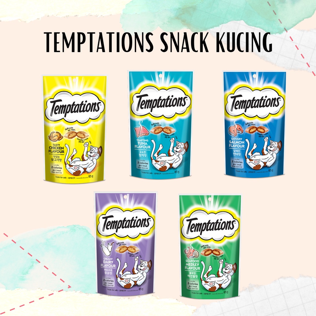 Jual TEMPTATION SNACK KUCING 85GR | Shopee Indonesia