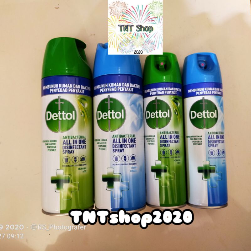 Jual Dettol Disinfektan Spray Anti Bakteri 225ml / 450ml | Shopee Indonesia