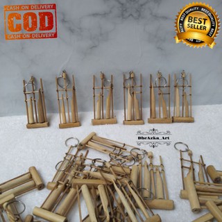 Jual gantungan kunci miniatur suling/angklung harga kodian (isi 20pcs ...