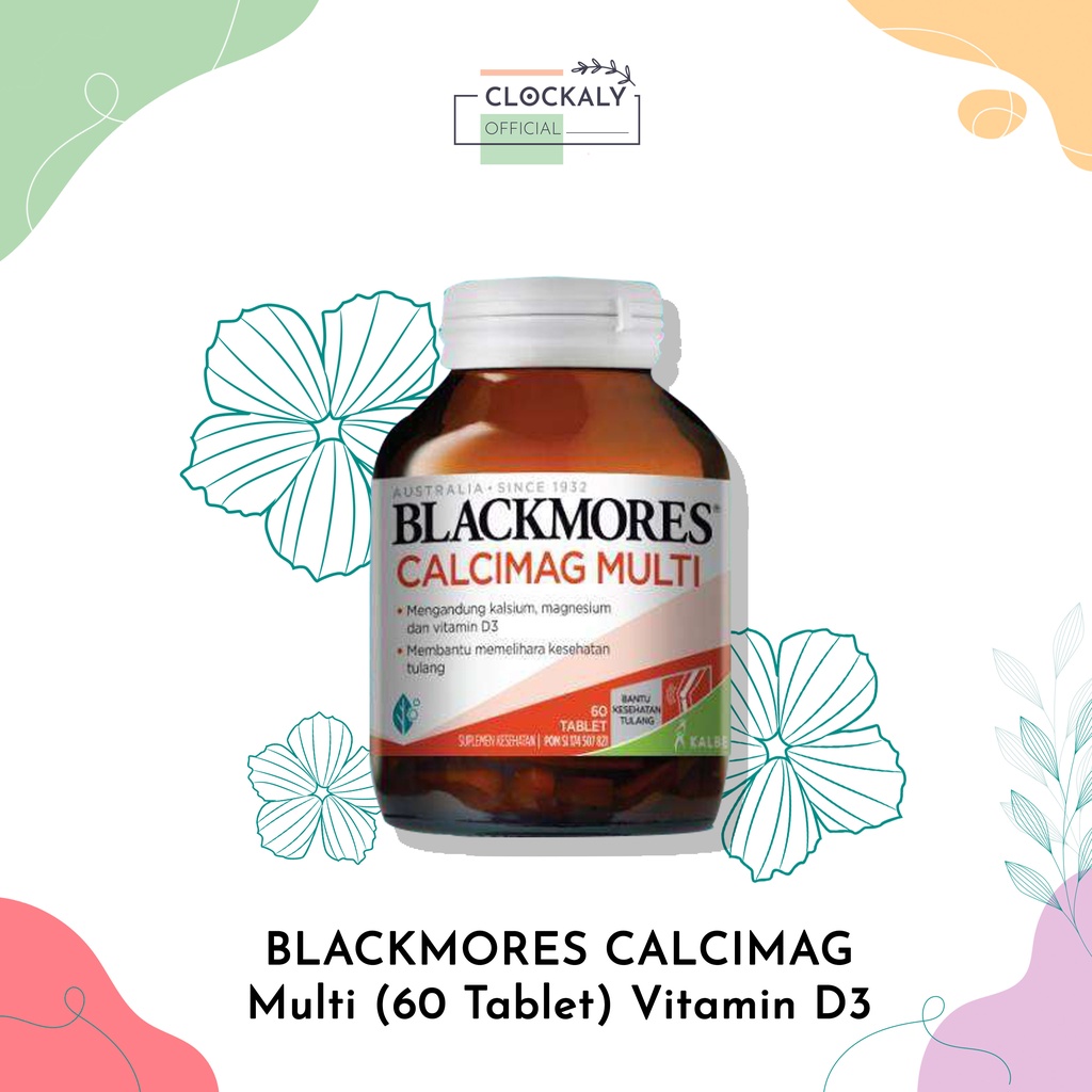 Jual Blackmores Calcimag Multi Isi 60 BPOM Kalbe - Suplemen Vitamin D3 ...