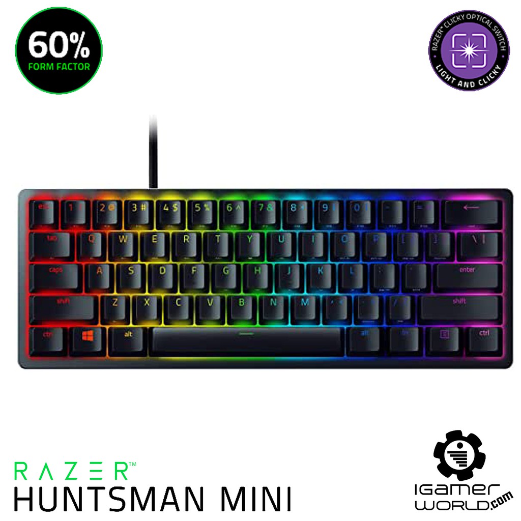 Jual Razer Huntsman Mini Black 60% Optical Gaming Keyboard | Shopee ...