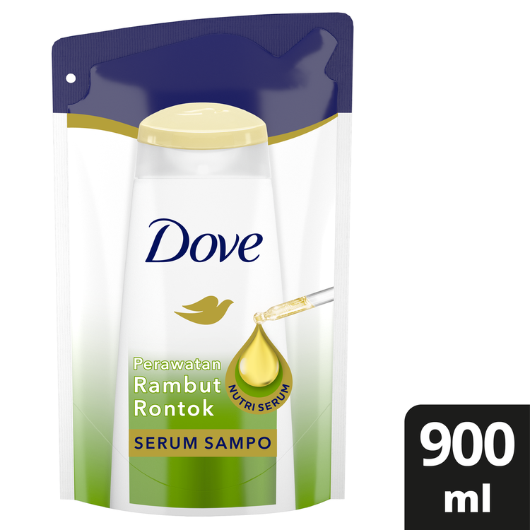 Jual Dove Shampo Perawatan Rambut Rontok Sampo 900ml Pouch | Shopee ...