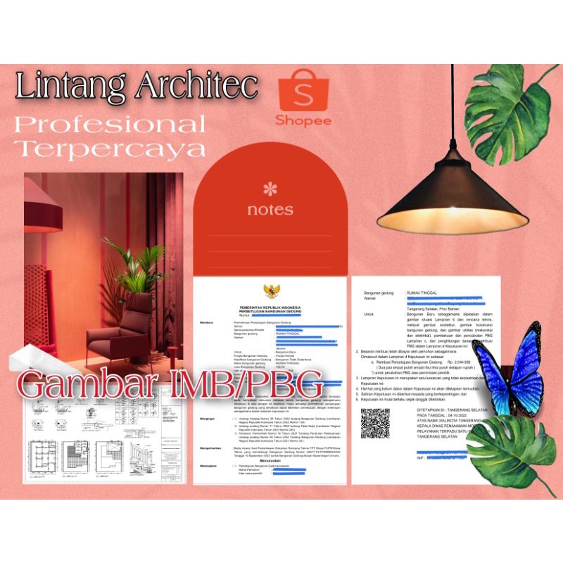 Jual Jasa Gambar Pbg Rumah Tinggal Shopee Indonesia