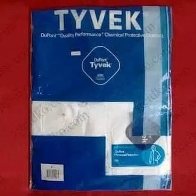 Jual Baju Coverall Putih Industri Tissue Cat Tyvek Dupon Original ...