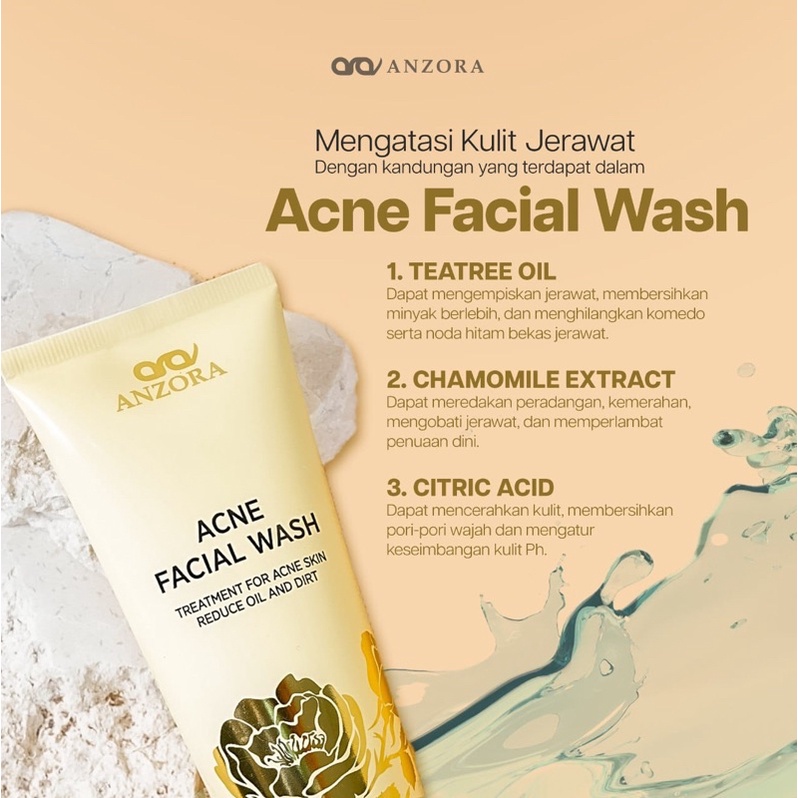 Jual Facial wash glow anzora original | Shopee Indonesia