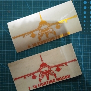Jual Stiker Pesawat tempur F-16 Fighting Falcon untuk mobil kaca ...