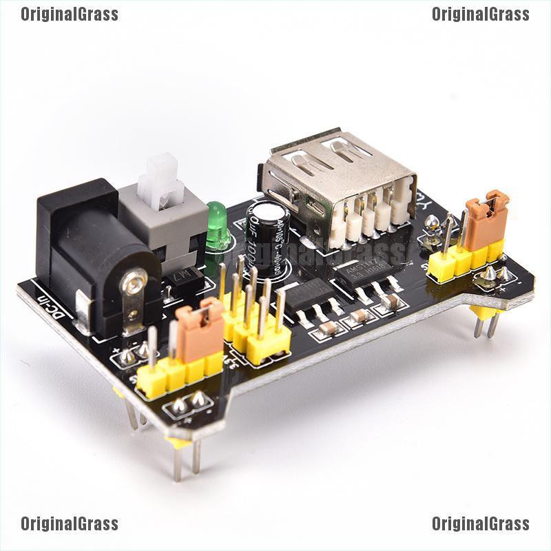Modul Power Supply Breadboard Mb-102 Solderless 3.3v 5v Untuk Raspberry ...