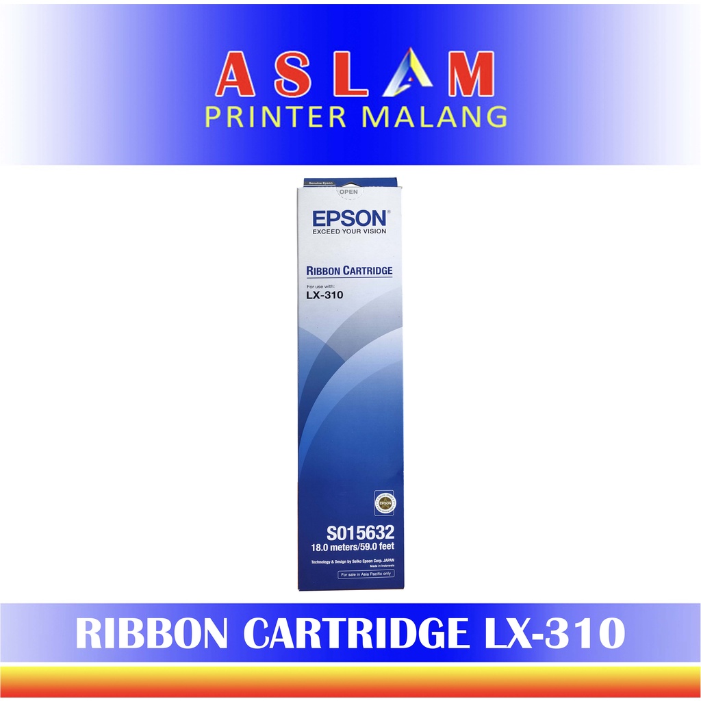Jual Epson Ribbon Cartridge / Pita / Tinta LX 310 LX310 Original ...