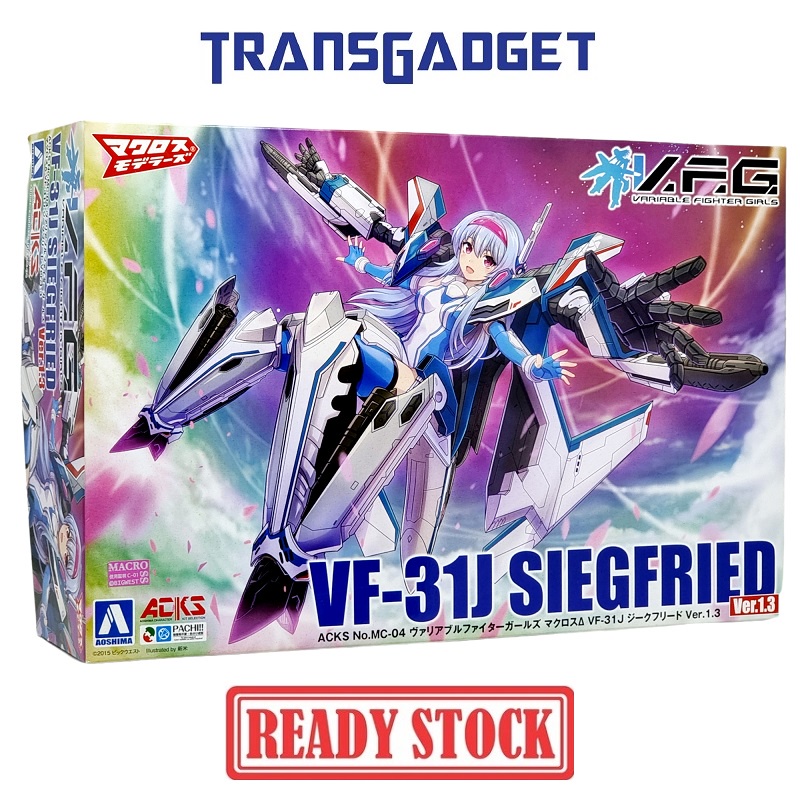 Jual Aoshima VFG Macross Delta VF-31J Siegfried Ver 1.3 - VARIABLE Fighter Girls Plamo | Shopee ...