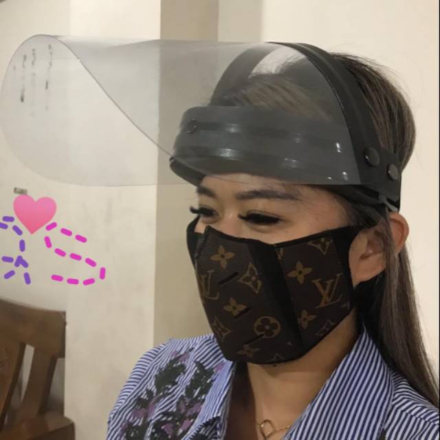 Jual Face shield - Safety face - pelindung wajah - apd - topi corona ...