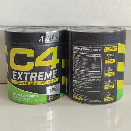 Jual Cellucor C4 Extreme Pre Workout 30 Servings Preworkout PWO ...