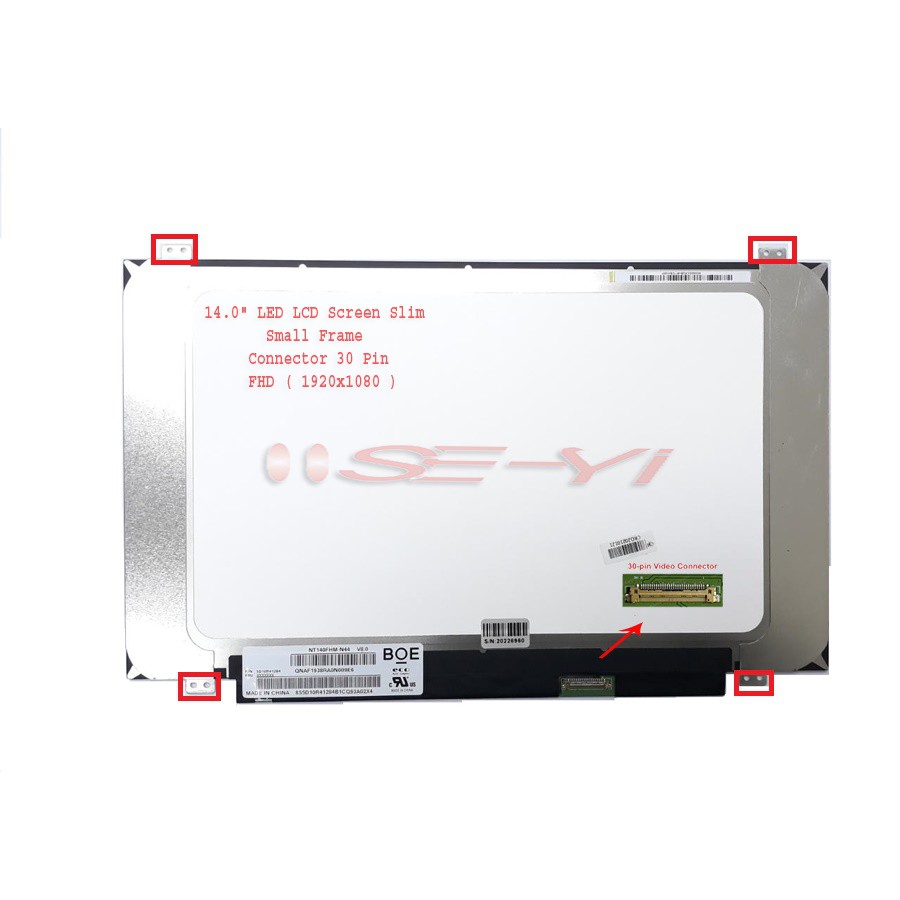 Jual Led Asus 14.0 Slim 30 Small Frame Full HD NT140FHM-N44 Pakai Kuping | Shopee Indonesia