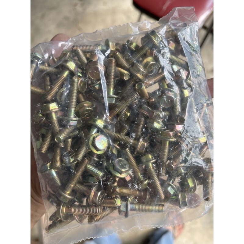 Jual BAUT FLANGE M6 x 25 - BAUT KUNING KUNCI 10 PANJANG 2.5 CM - BAUT TAPAK - BAUT TOPI | Shopee ...