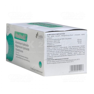 Jual Gastrucid Tablet / Obat Maag (1 Strip isi 10 Tablet) | Shopee ...